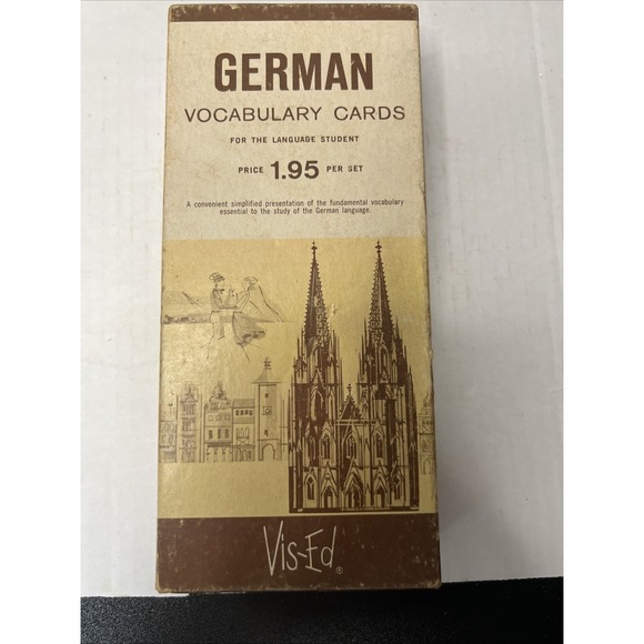 Games | Vised German Vocabulary Cards Set Of 100 Flash Cards | Poshmark